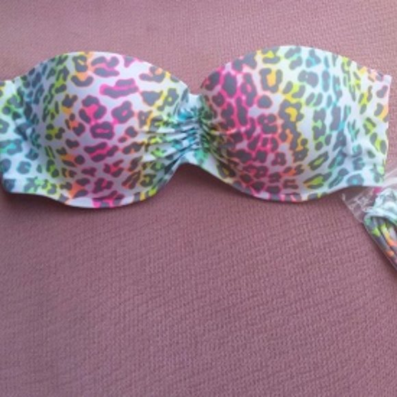 Victorias Secret Swim New Victorias Secret Cheetah Bikini Top